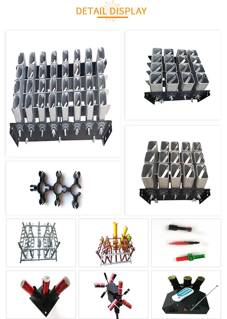 2'' 32 Shots Fireworks Display Racks - Amazing Effects