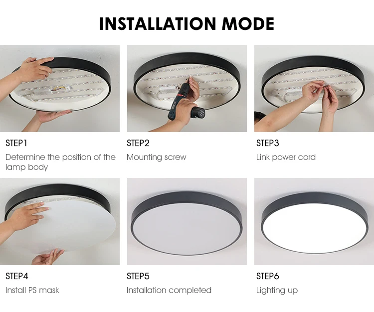 Modern Simple Style Surface Mounted Smart Living Room Bedroom Remote ...