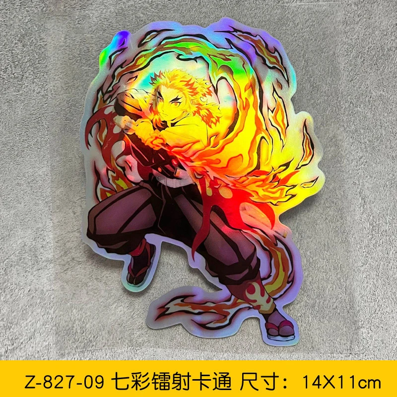 16 New Design Anime Mix Colorful Laser Reflection Car Reflective Peek ...
