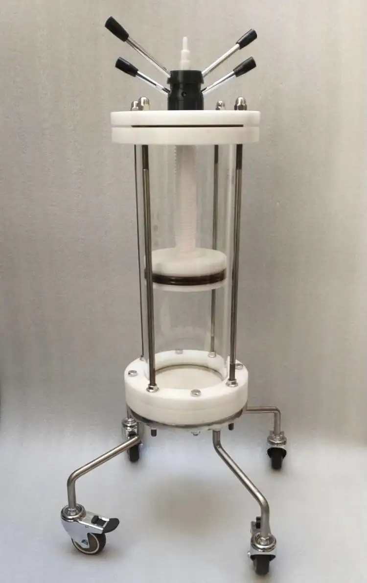 Lab Borosilicate Glass Chromatographic Column - Medium Pressure