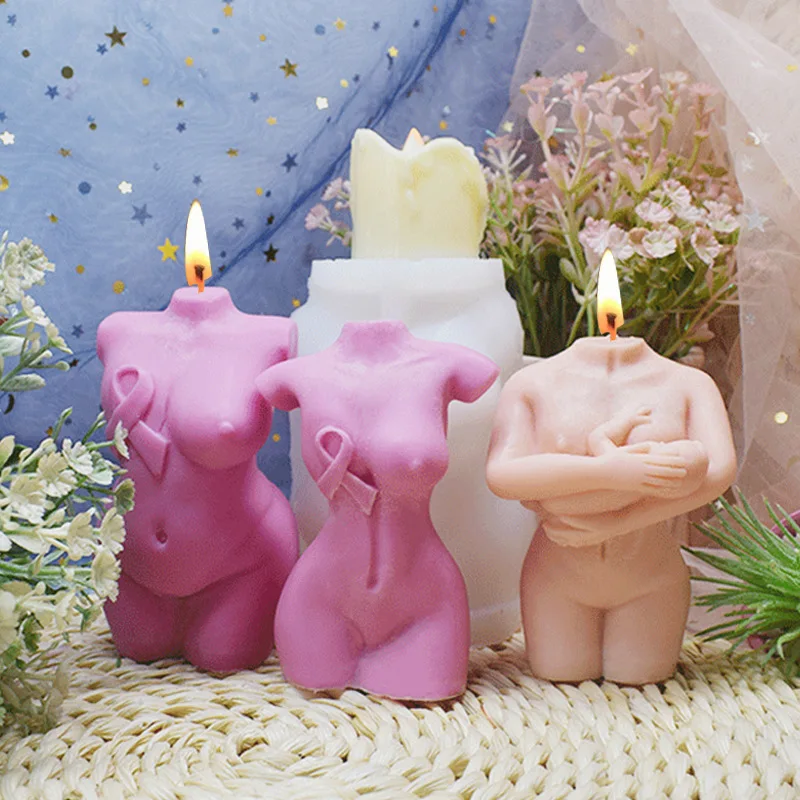 DIY Charming Human Body Silicone Candle Mold Soap Mold Woman Bow David Body Candle Making Gift Craft Home Decor Alibaba