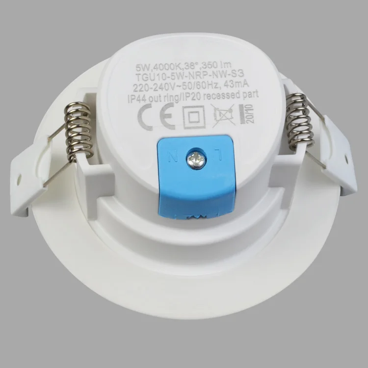 Spot Led Encastrable Extra Plat,5w 450lm Ip54 Spot Etanche Salle De ...