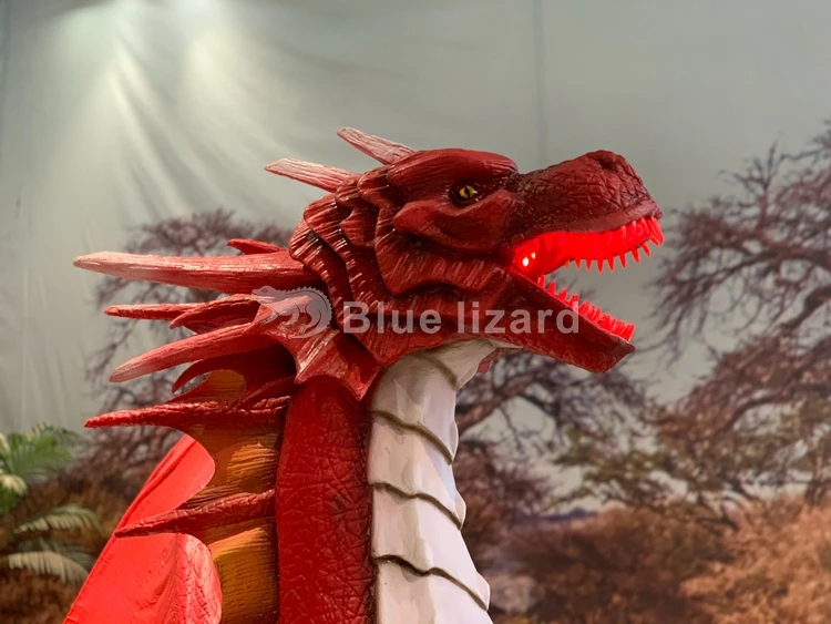 Large Size Animatronic Dragon Statue Artificial Mechanical Giant Dragon ...