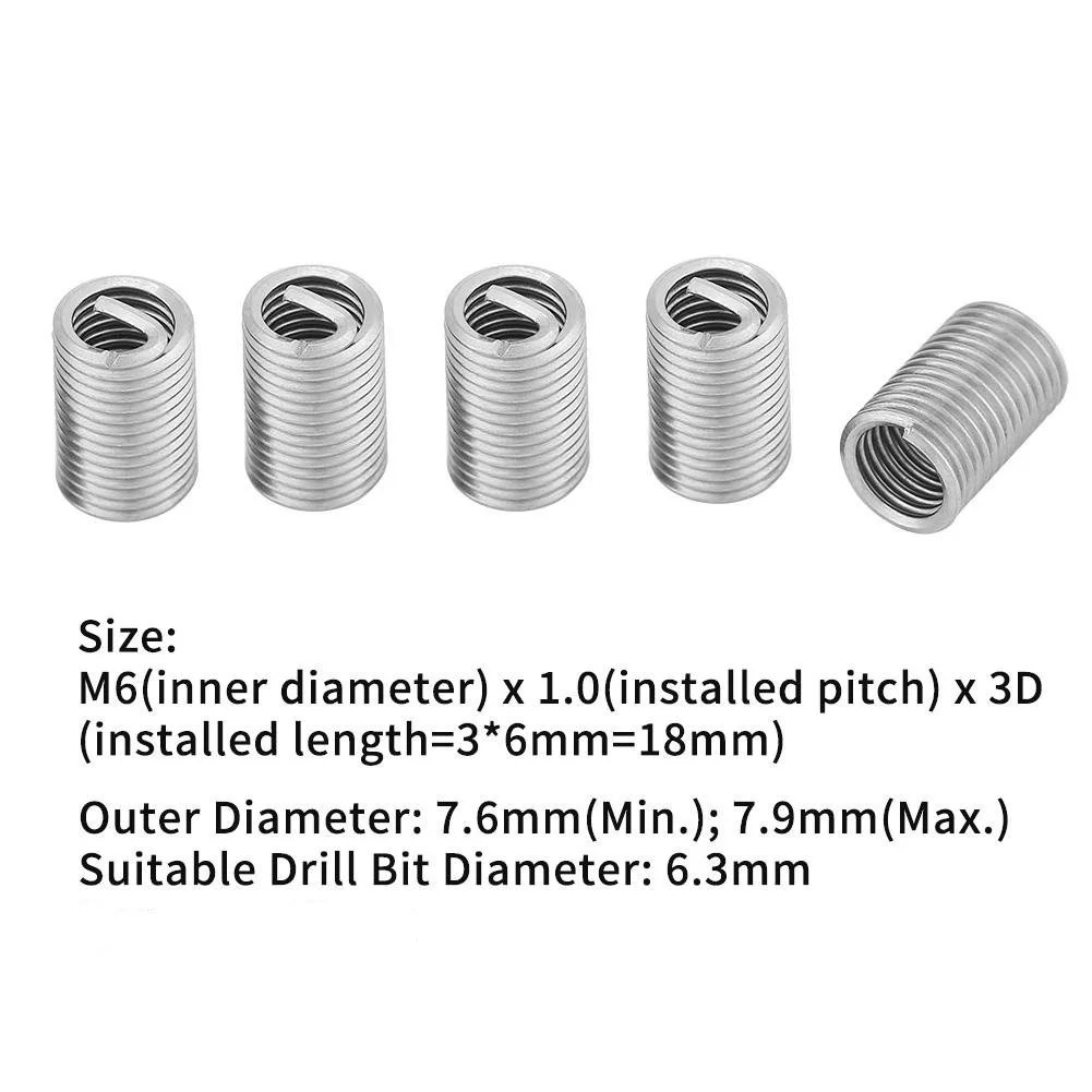 Phosphorus Bronze Wire Thread Insert Repair Helicoil - Buy Wire Thread ...