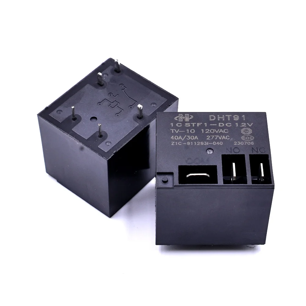 DHT91-1CSTF1-DC12V 40A Power Relay 24v Industrial Relay 5V 9V 18V 48V ...
