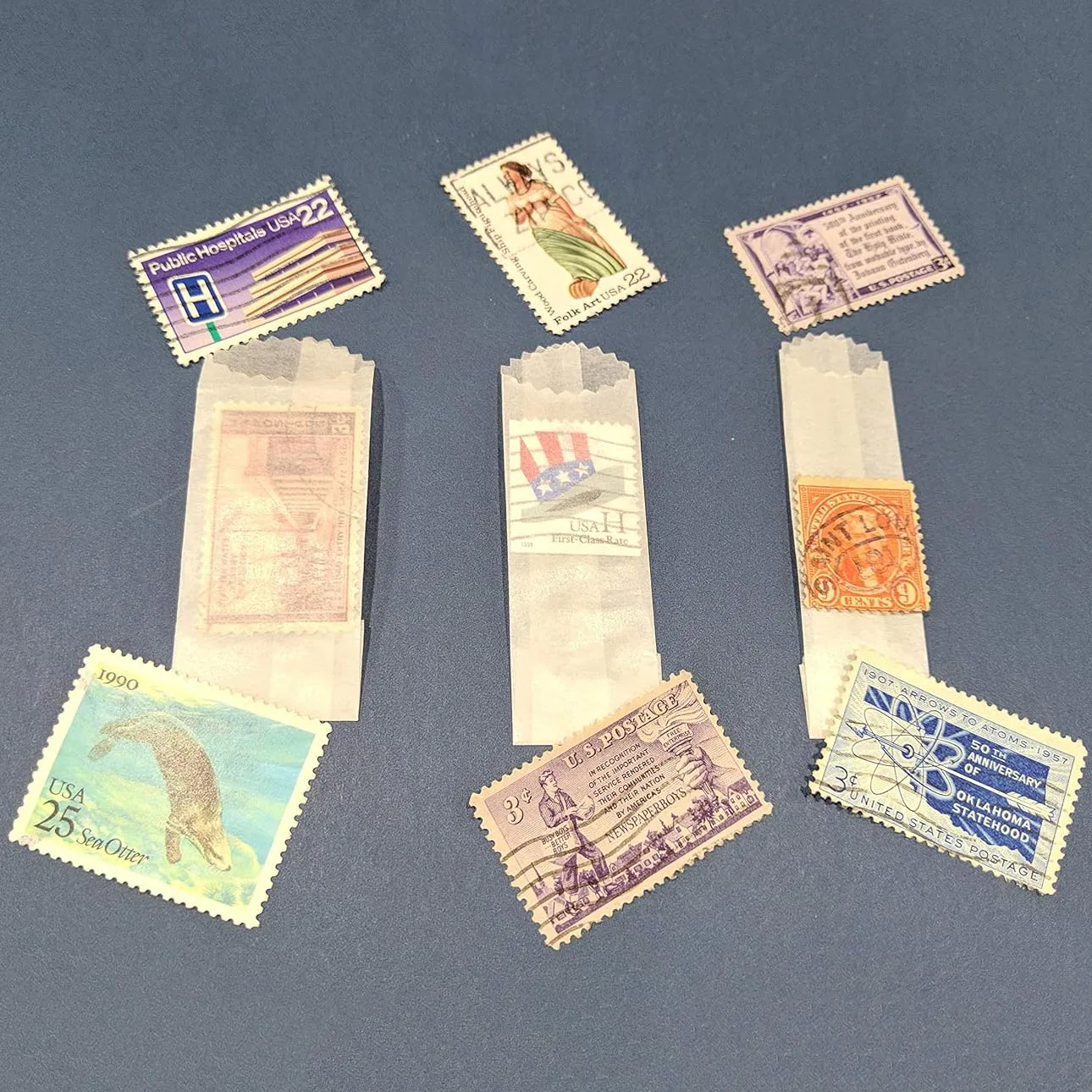 Mini Rectangular Glassine Sample Bag 0.75"x2.56 "compostable Tears ...