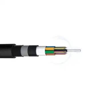 Single Mode 12 Cores Armored Fiber Optic Cable Outdoor Underground ...