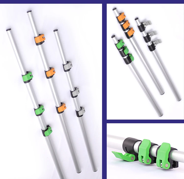 Aluminum Telescopic Multi-Function Clamping Lock Pole