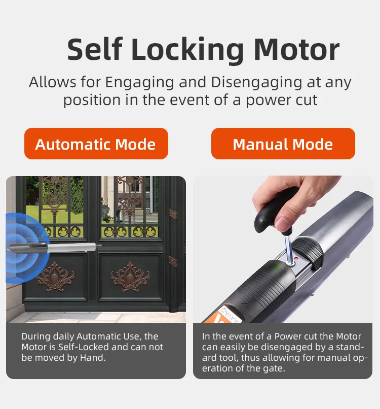 AAVAQ PK580L Swing Gate Motor - Reliable and Secure Control