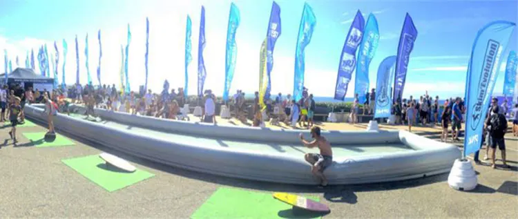 Portable Outdoor Skimboarding Pool Inflatable Skimboard Track ...