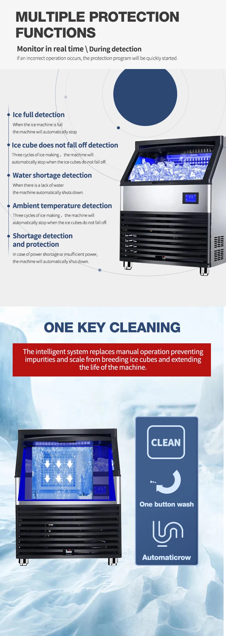 High Productivity Commercial Ice Maker - Efficient & Reliable
