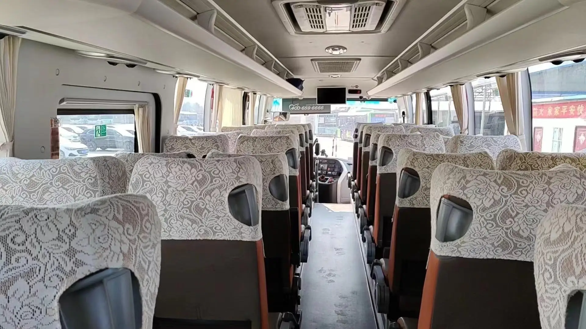 Second Hand Diesel Engine Buses and Coaches 8m Long Short Transport ...