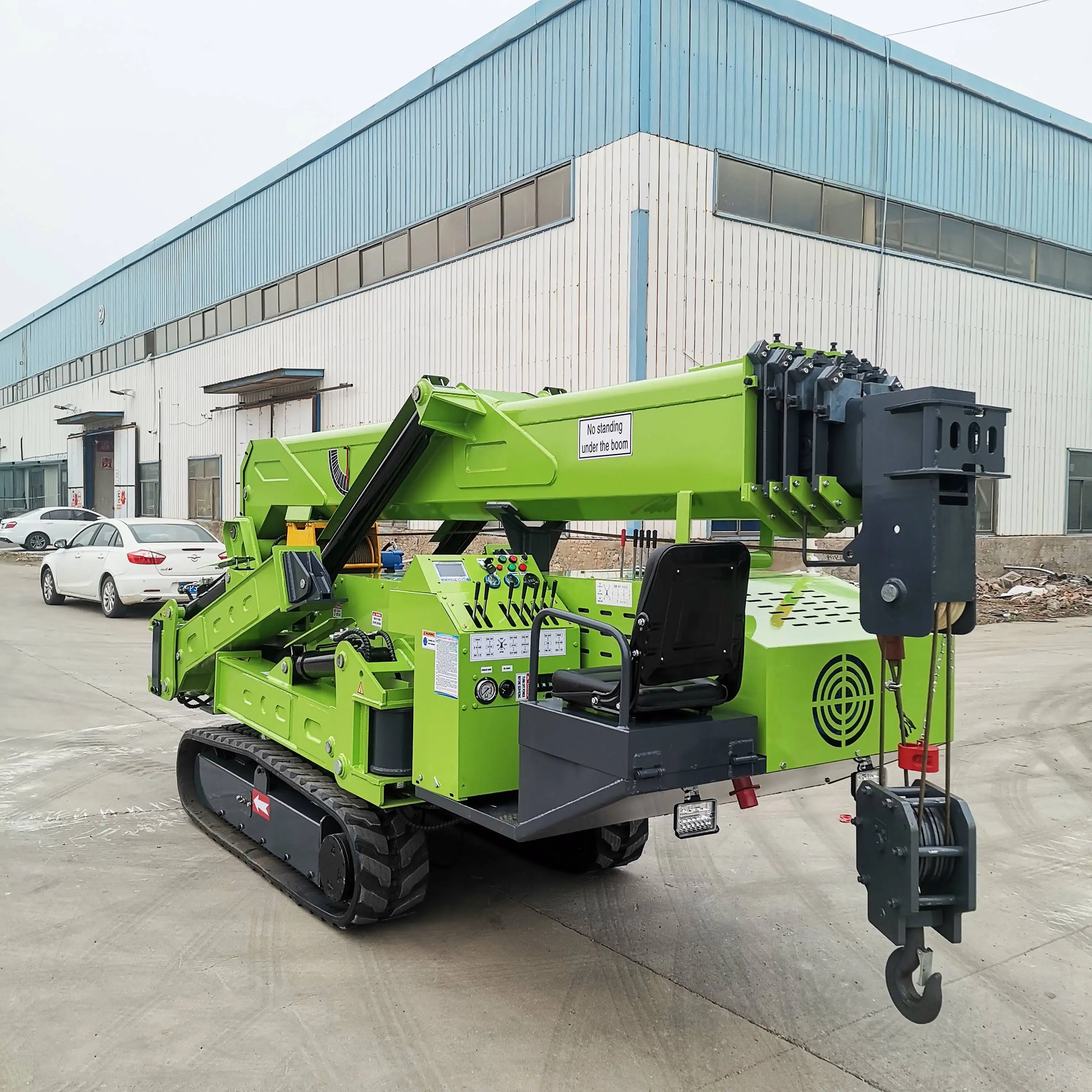5ton 8ton 10 Ton Spider Crane Telescopic Crane 18 Meters Mini Crawler ...