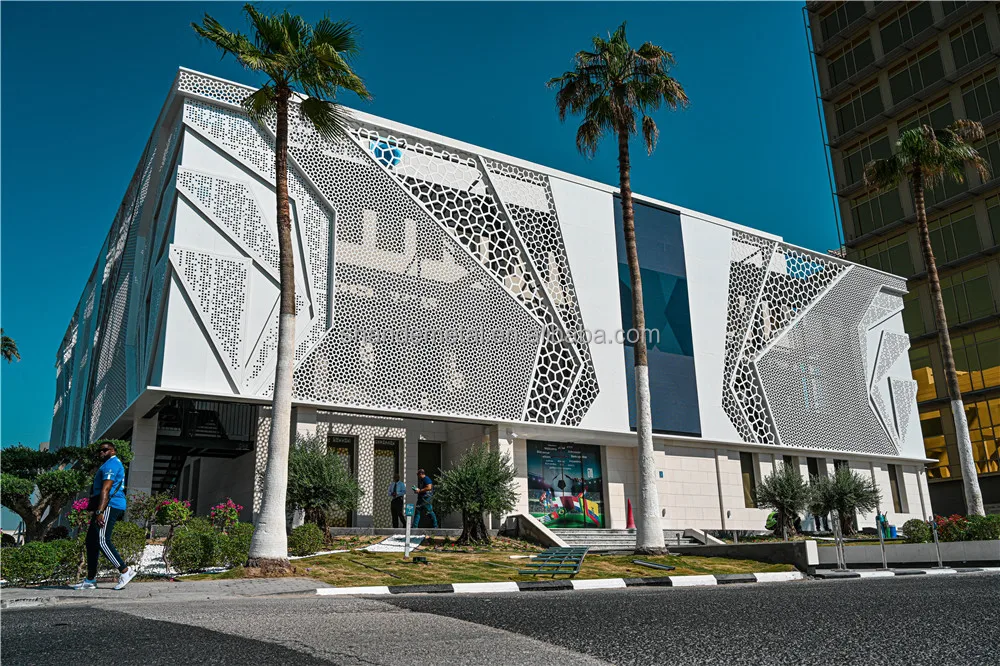 Modern Aluminum Ss Metal Mall Cladding Panels Exterior Building Outdoor ...