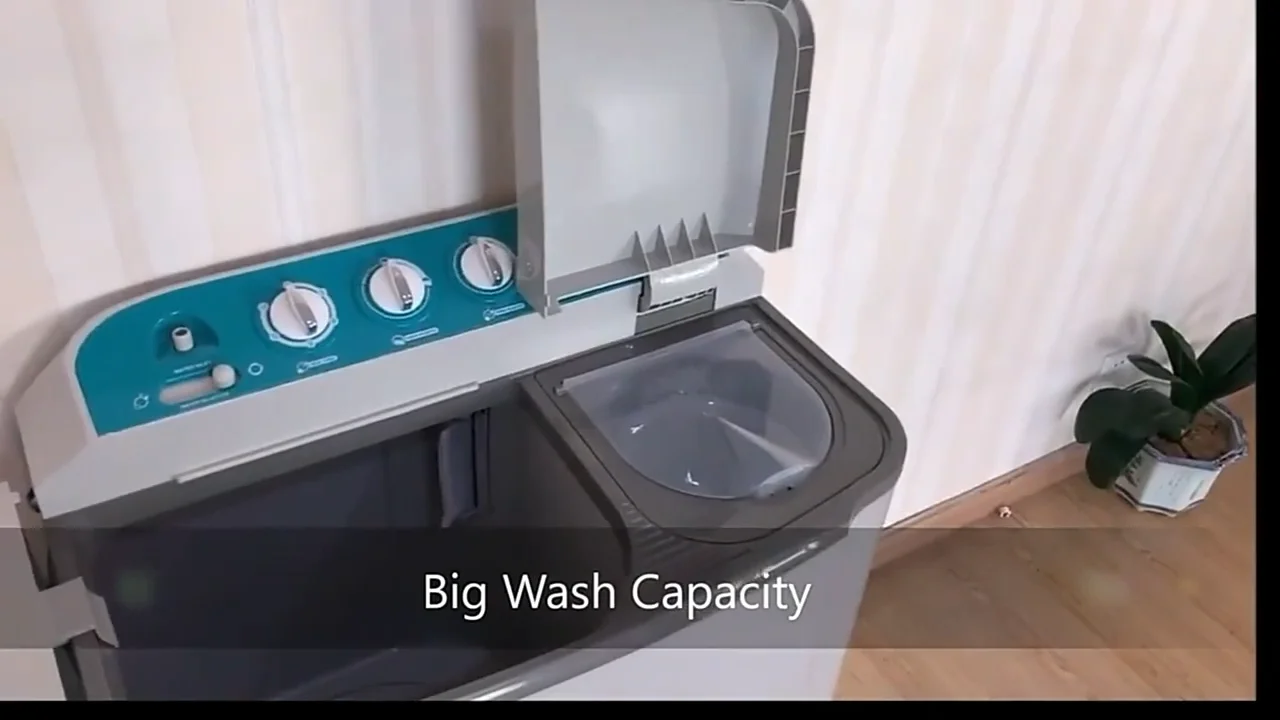 Popular 13kg 15kg Household Use With Hand Wash Cover Twin Tub Big ...