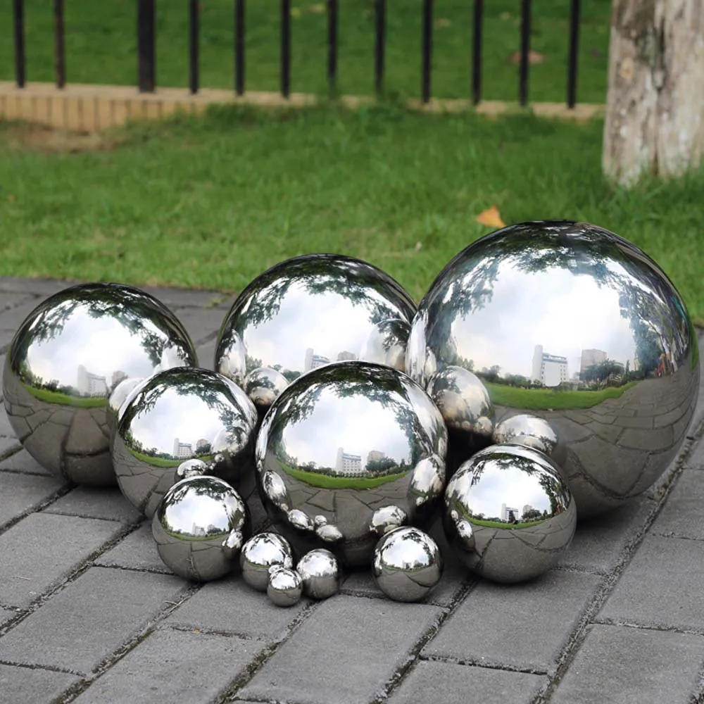 Stainless Steel Gazing Ball 150 Mm Mirror Polished Hollow Ball ...