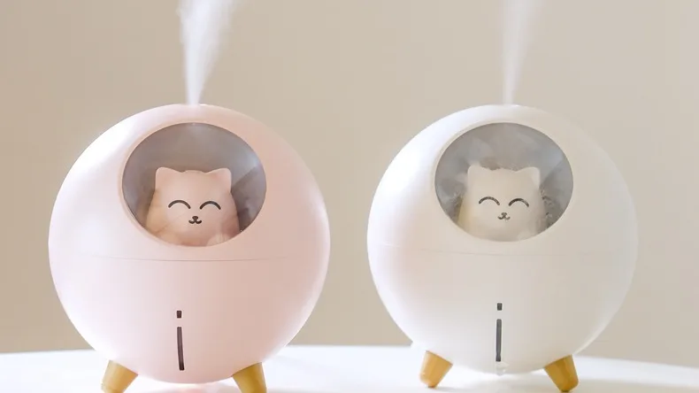 Cute Cartoon Cat Wholesale Ultrasonic Mini Air Humidifier Mist Portable ...