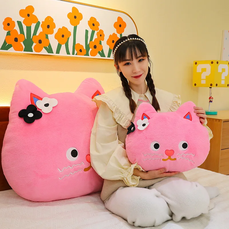 Pok Dot Cat Doll Cute Pok Dot Cat Pillow Cushion Plush Toy Sleeping Doll Pillow Batch Buy Pok