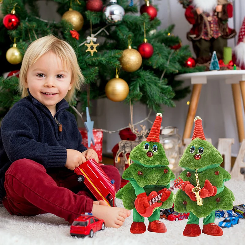 Custom Electric Singing Dancing Sound Tree Toy Dancing Christmas Tree ...