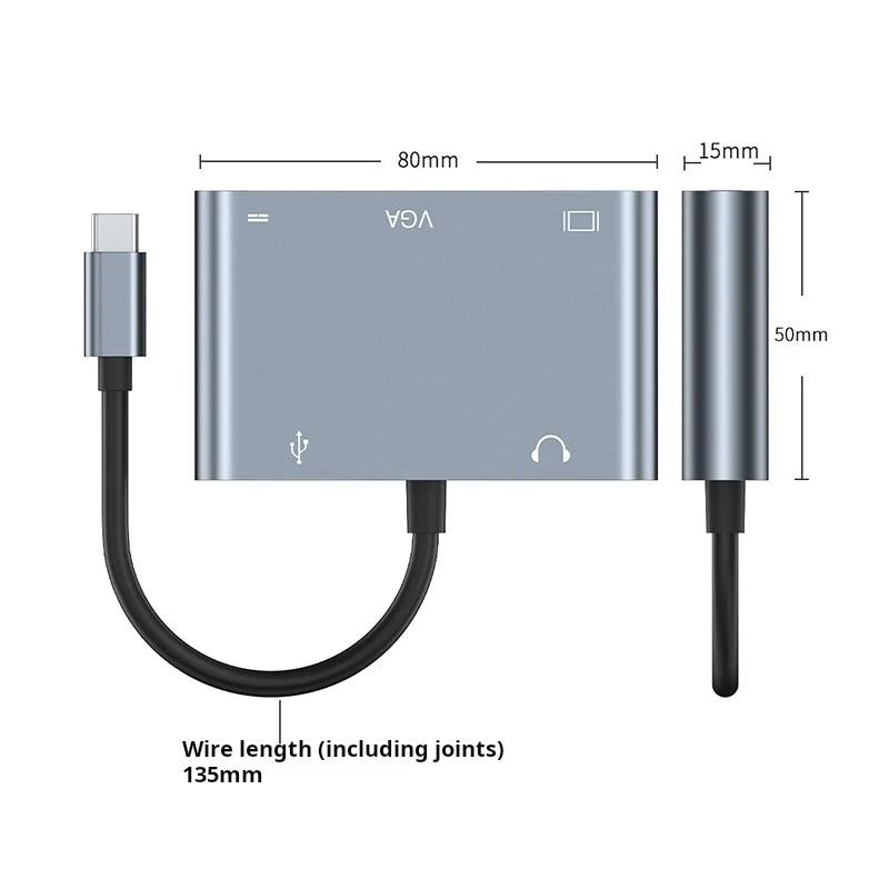 Docking Station USB Multi Hub PD100W 4K HDTV VGA 3 0 Type C 3.0 ...