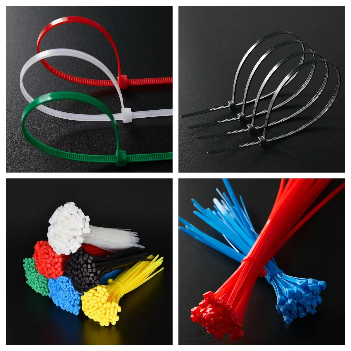 Professional Cable Tie Factory Customized Color Self-locking Plastic ...