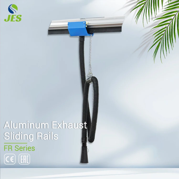 New Steel and Aluminium Exhaust Sliding Rail System Trolley
