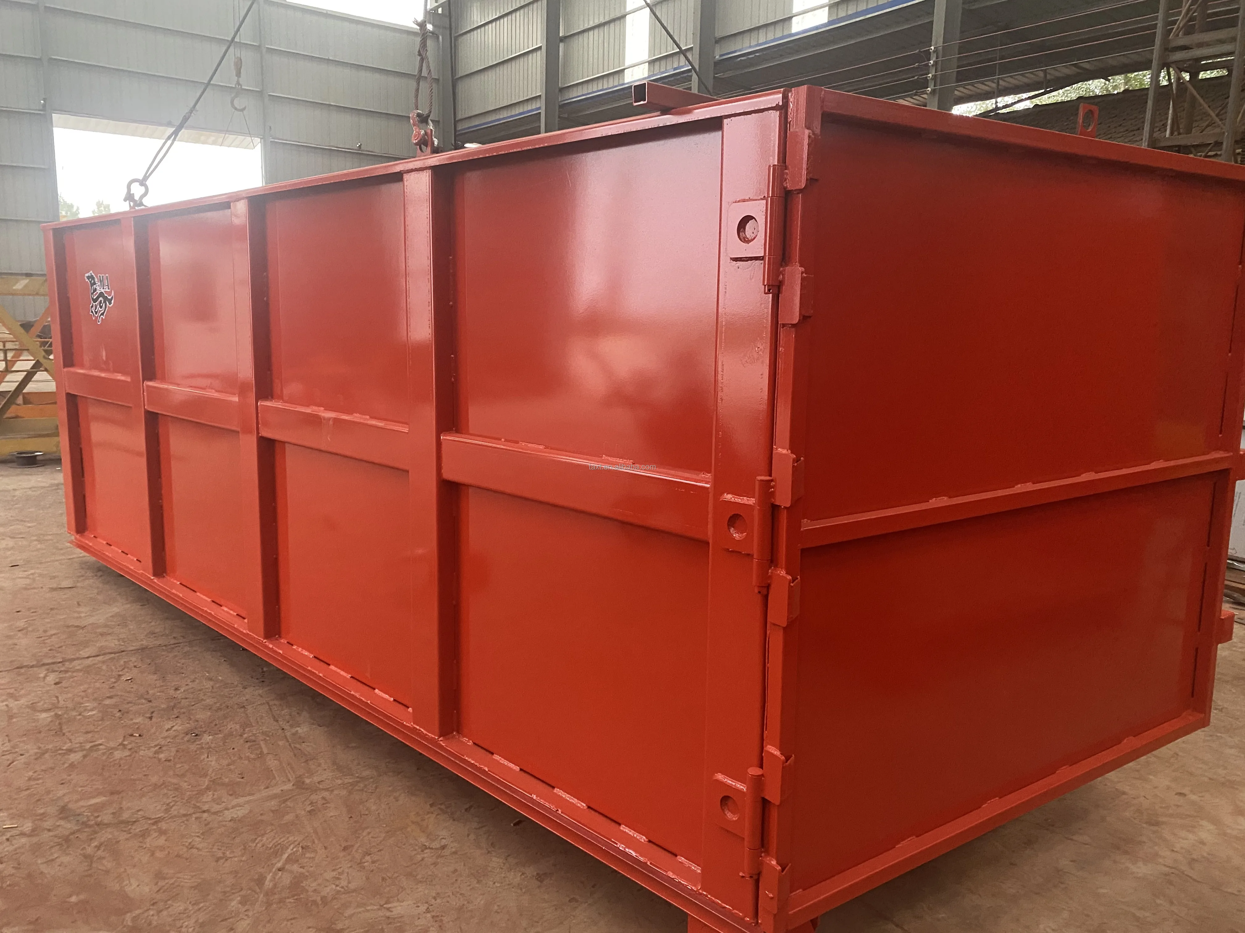 Heavy Duty Tub Roll Off Bin Construction Waste Rolling Container Roll ...