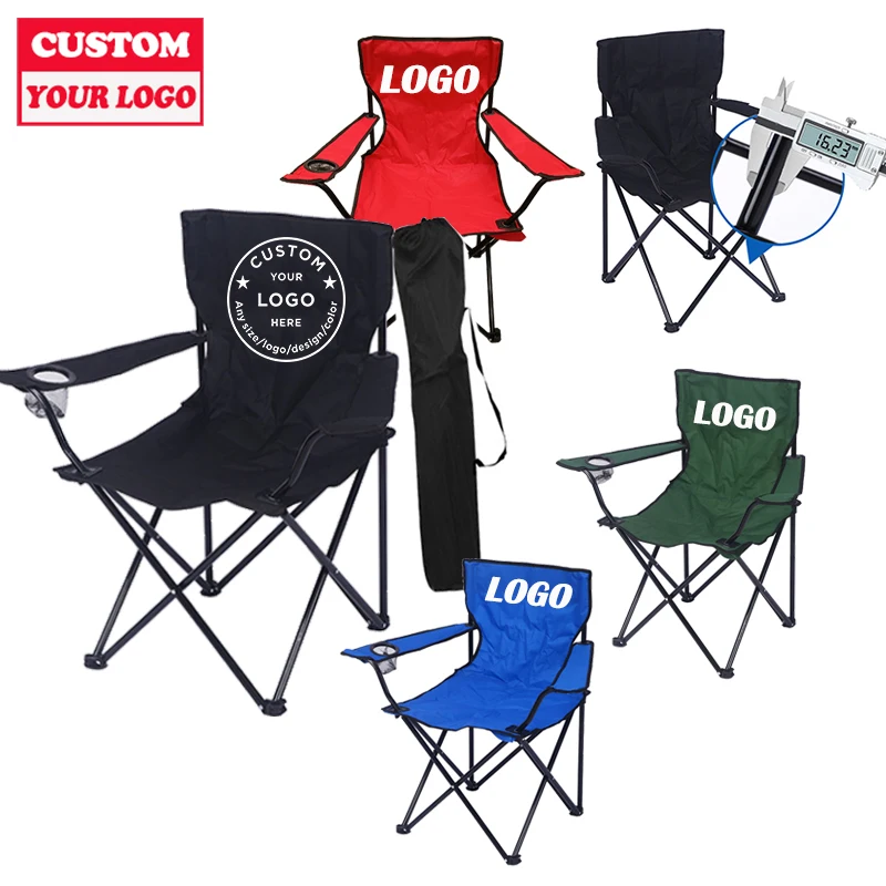 Custom Design Logo Printed Outdoor Beach Chair Portable Backpack Chair ...