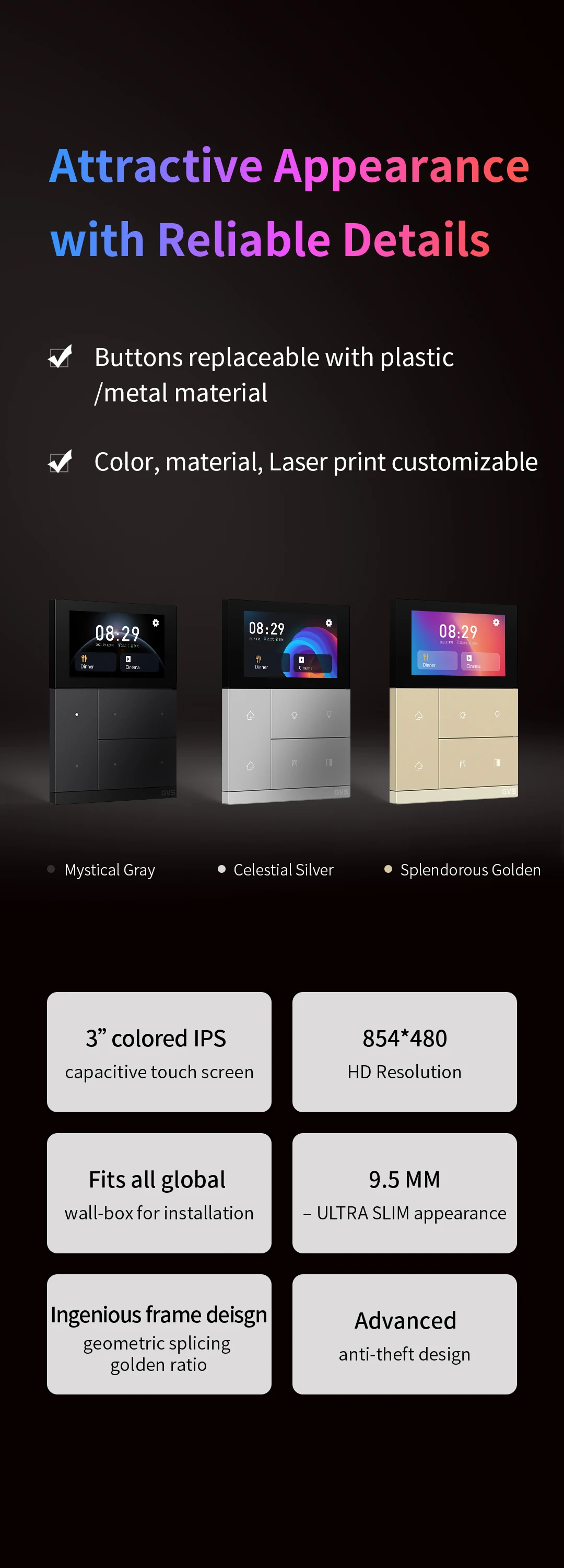 GVS Waltz KNX Smart Automation System - Intelligent Switches