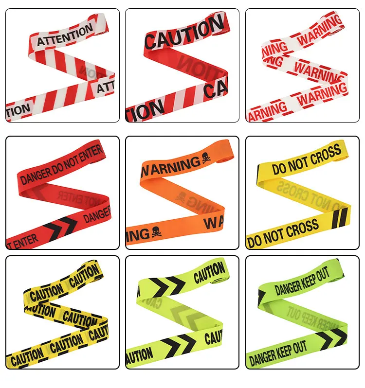 Midi High Visibility Reflective Caution Tape - Safety Webbing