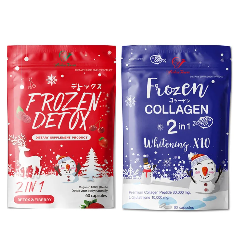 Frozen Collagen Capsules Weight Loss Slim Pills Custom Slimming Herbal ...