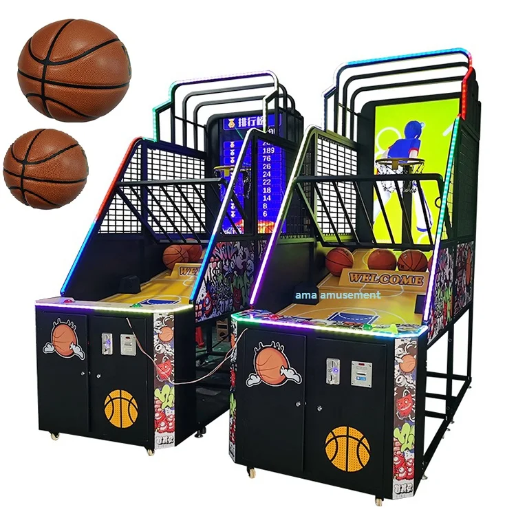 Ama Indoor Amusement Park Shooting Simulator Basketball Game Machine ...