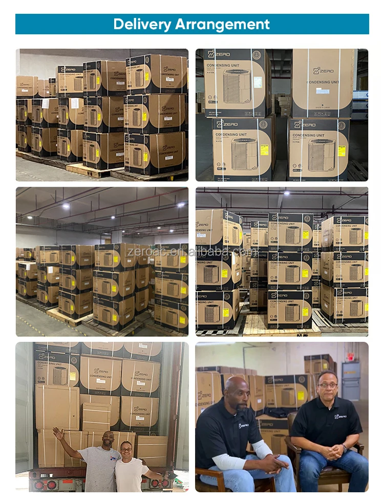 R454B/R410a AHU Air Handling Unit 24000-60000btu 18Seer2 Hvac Unit Top ...