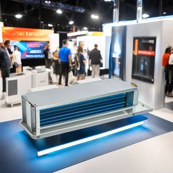 Chilled Water Fancoil 220v Ceiling Concealed Ducted Type Hydronic Small ...