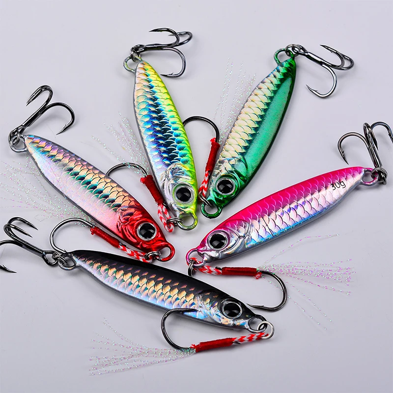 Weihe 7g/10g/15g/20g/25g/30g Metal Fishing Lure Lead Fish Fishing Bait Lifelike Skin 3d Eyes ...