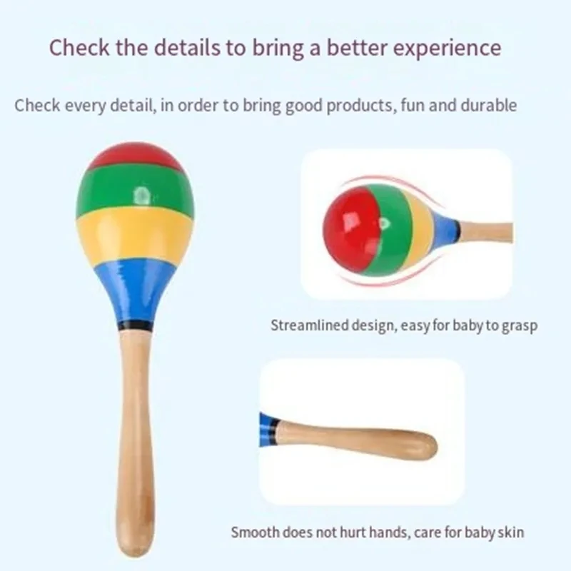 Red Carved Percussion Instrument Maracas Bright Crisp Sound Early ...