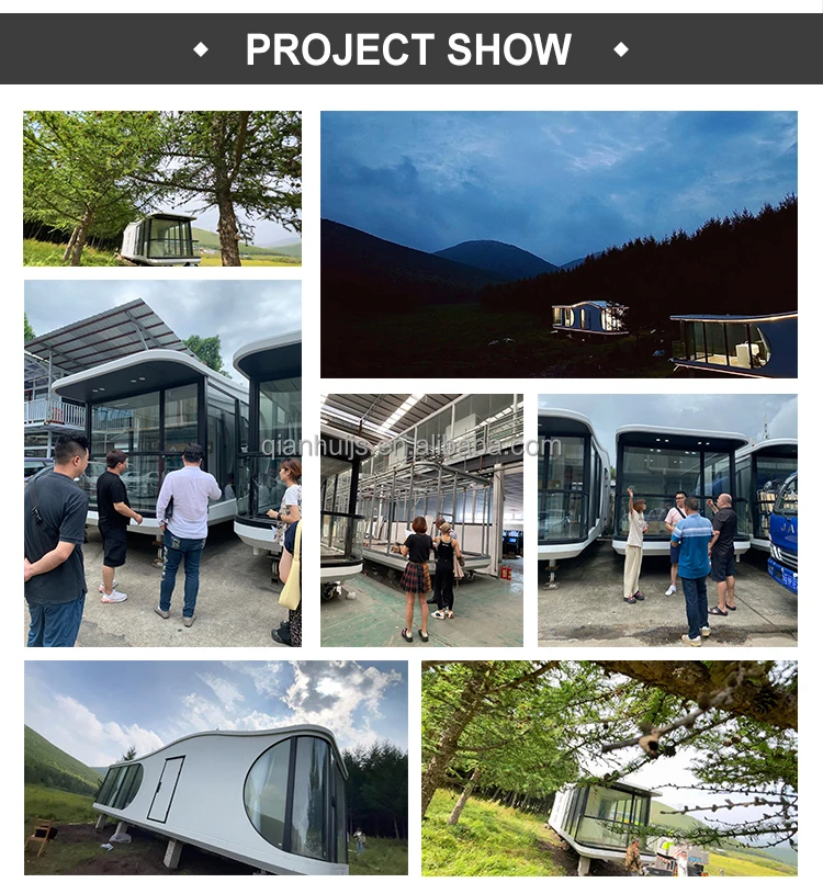 2024 Popular Outdoor Travelling Touring Prefab House Hotel
