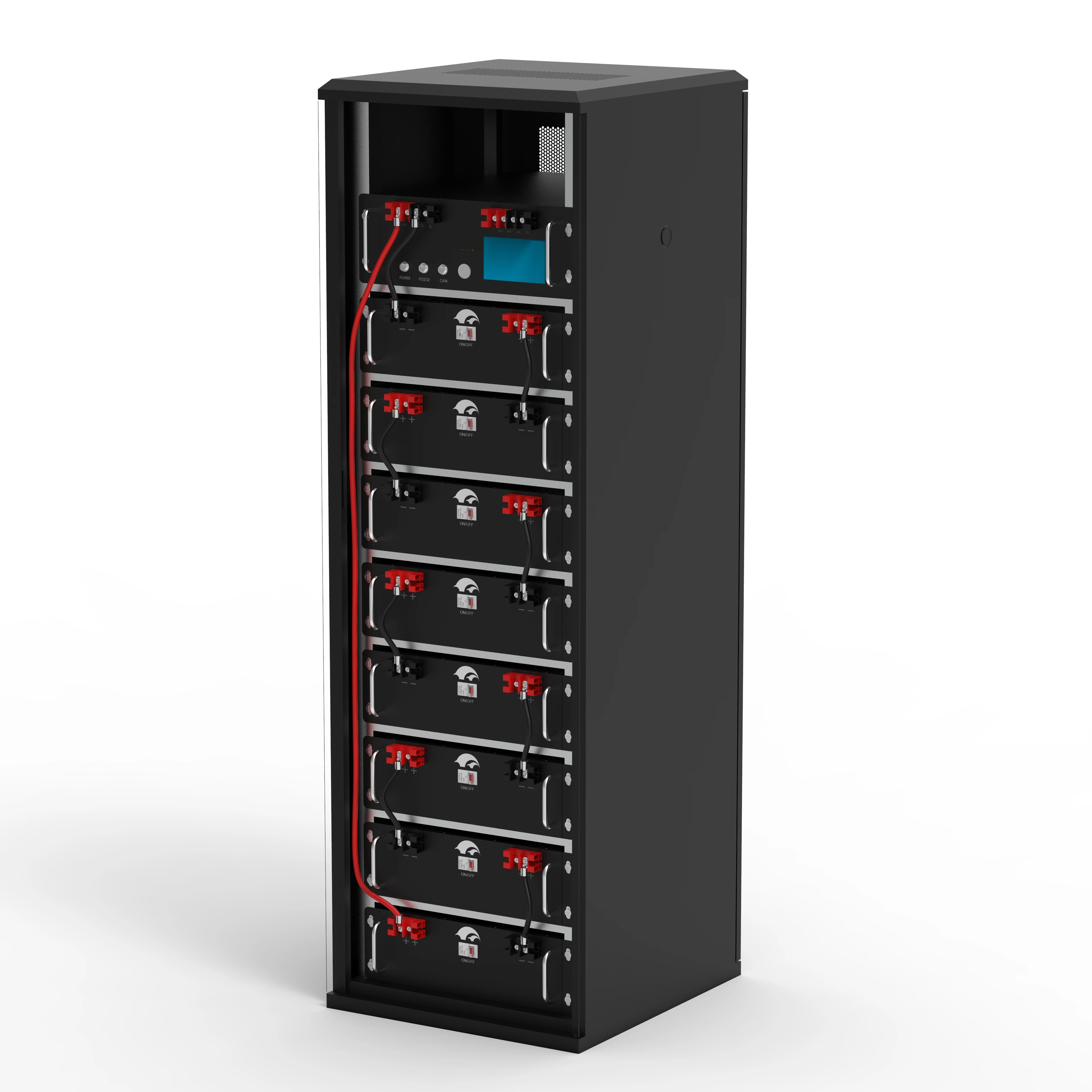 409.6V High Voltage Battery - 40.96KWH Lithium Ion Power Rack
