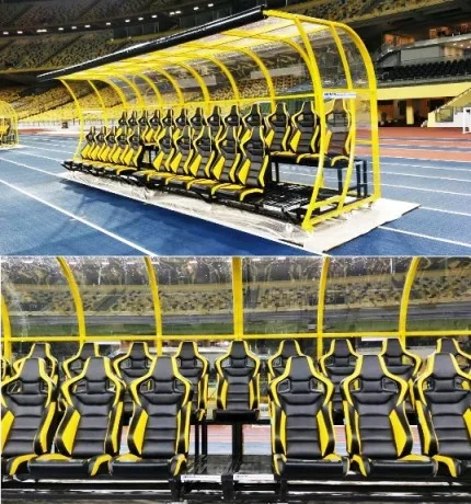Soccer Player Bench - Durable Stadium Seating Solutions