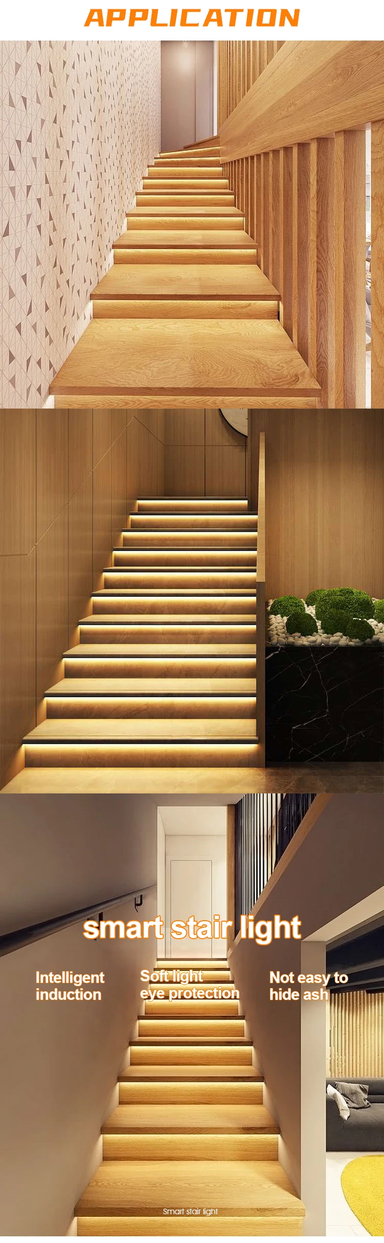 Smart Human Body Induction LED Stair Light Controller for Steps - Ideal ...