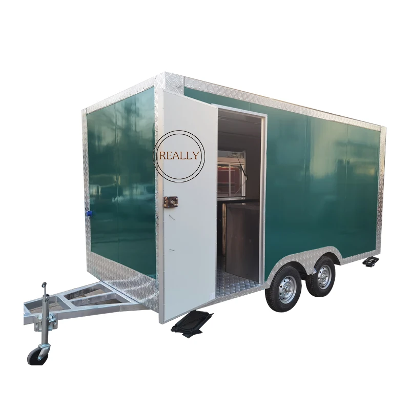 Large Mobile Food Trucks Catering Trailer For Sale Hot Dog Food Truck ...