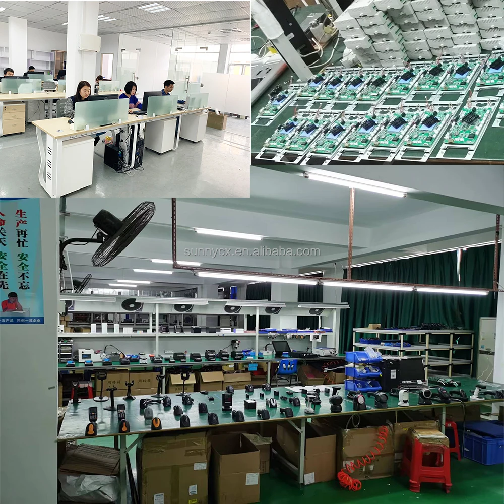 2D QR Hands-Free Omnidirectional Barcode Scanner Desktop USB Wired on ...