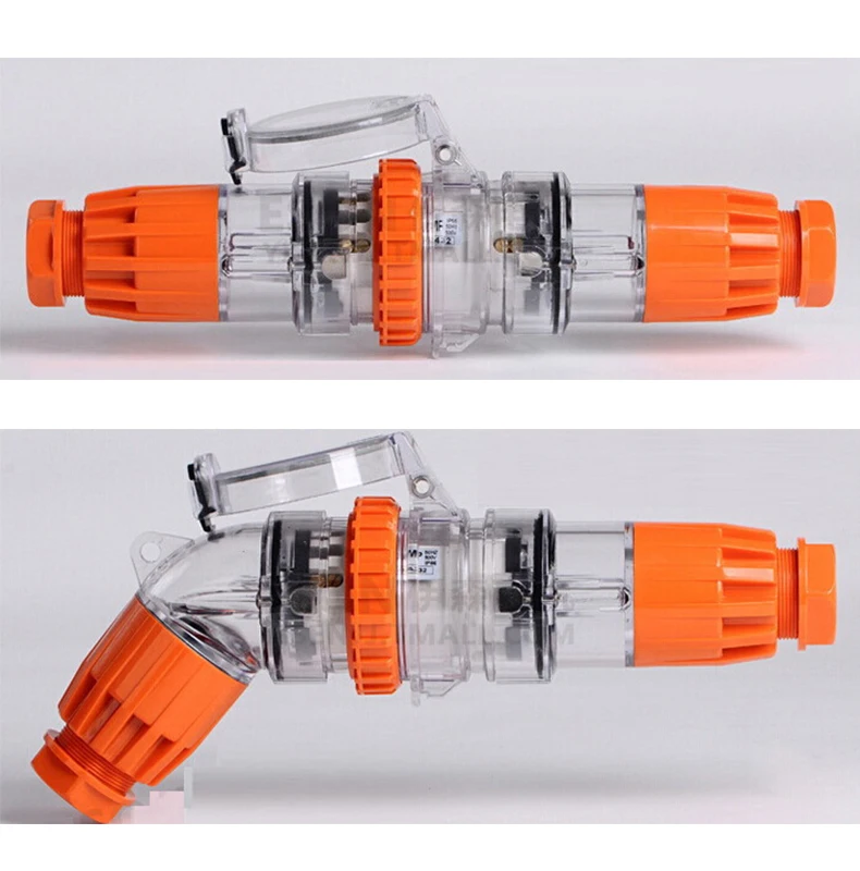 56pa320 Industrial Waterproof Ip66 Electrical Plug 3 Pin 4pin Male ...