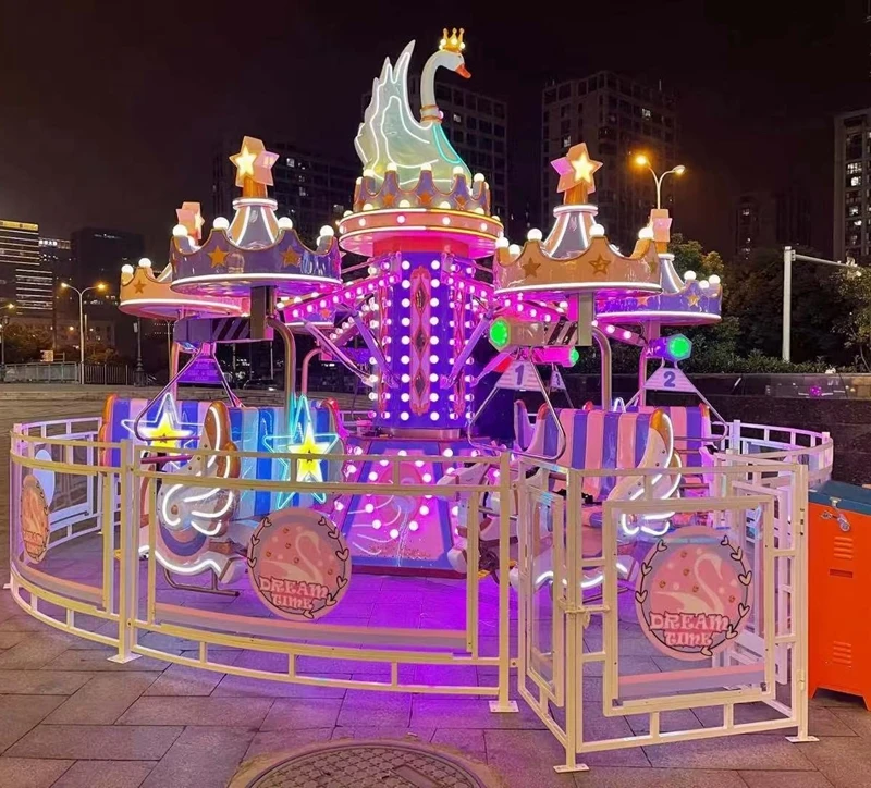 Outdoor Amusement Park Game Kids Rotating Bike Ride Elephant Bike For ...