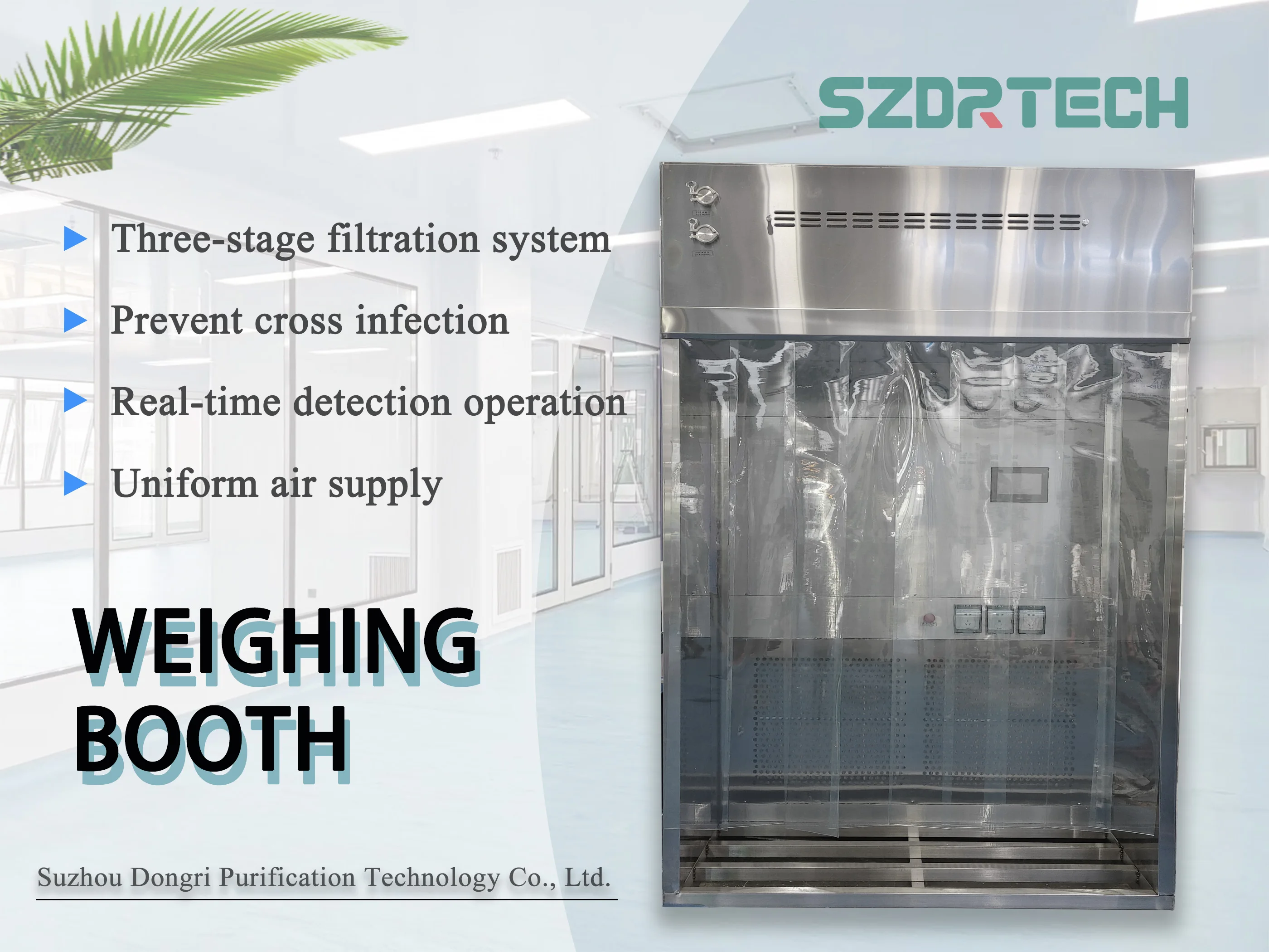 GMP Standard LAF Laminar Air Flow Unit for Cleanrooms