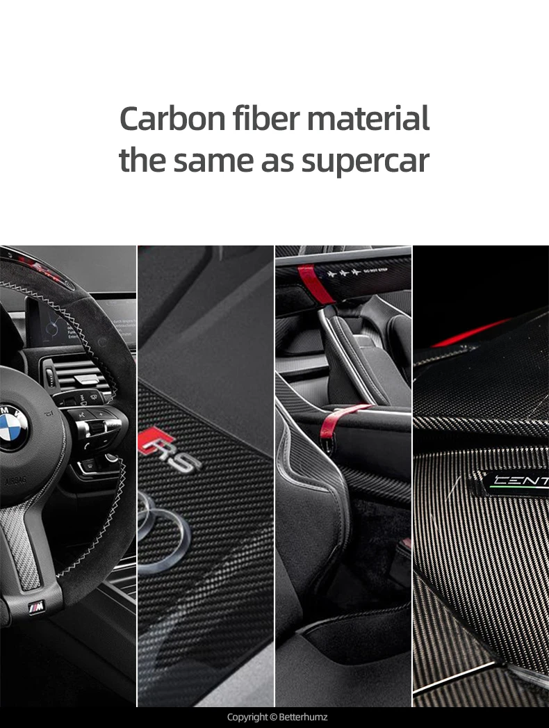 Betterhumz Carbon Fiber Car Handbrake Cover For Bmw E90 E92 E60 E46 F20 ...