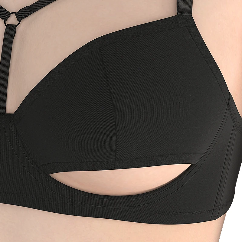 Odm Oem 3-piece Bra & Brief Sets Sexy Garter Lingerie Women Plus Size ...