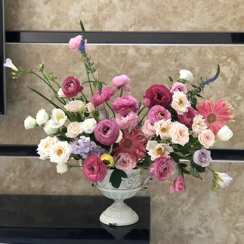 2024 Wholesale Hintcan WD32 Antique Metal Vase Retro Cute Flower Pot ...