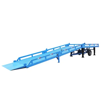 10 Ton Portable Mobile Truck Loading Ramp Hydraulic Container Dock Lift ...