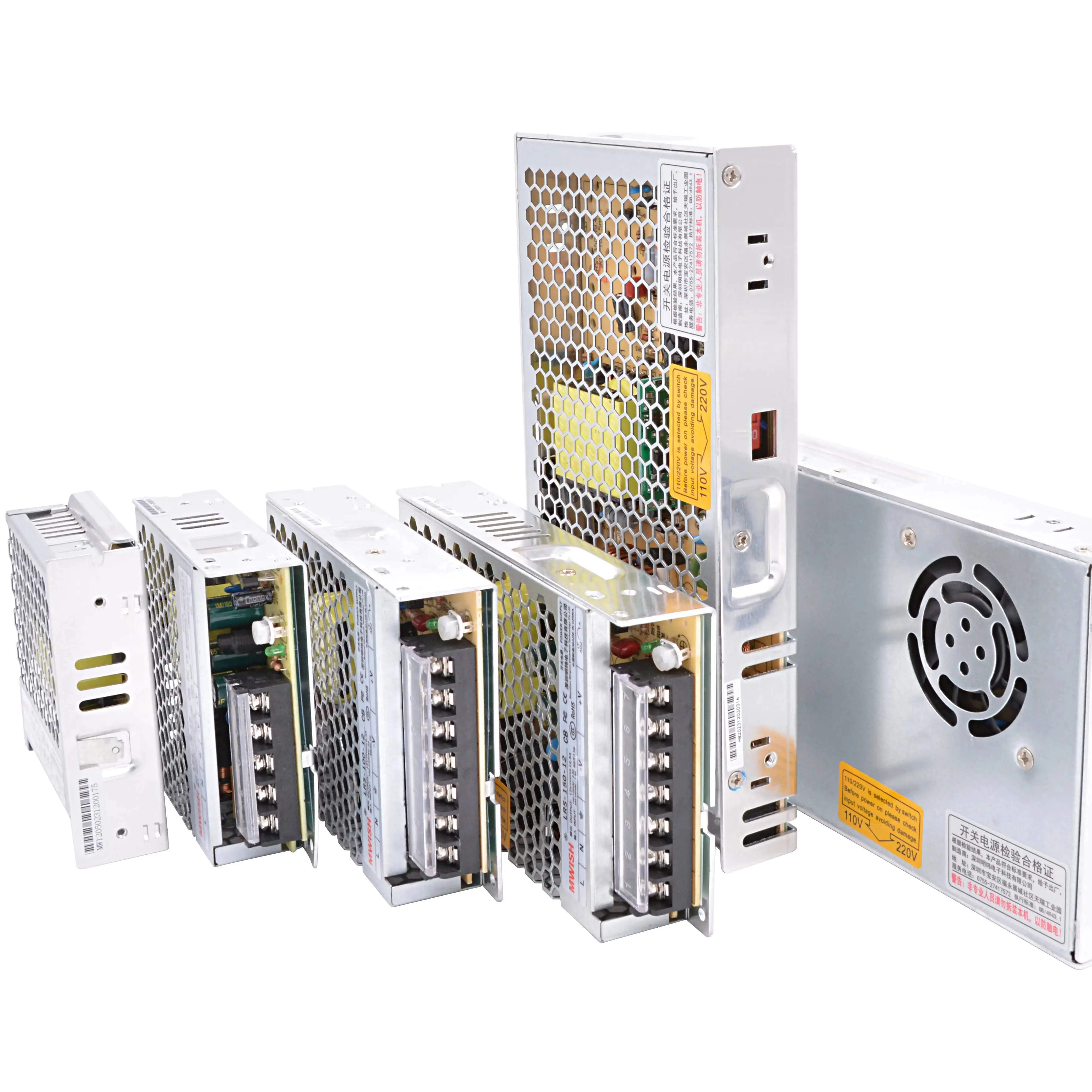 MWISH LRS-500-24 LED Drivers 20A 24V 500W power supply switching 24VDC ...